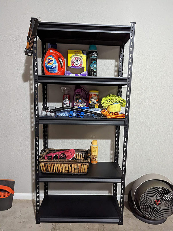 REIBII 60"H Metal Shelving Unit Heavy Duty Adjustable Utility Shelves ...