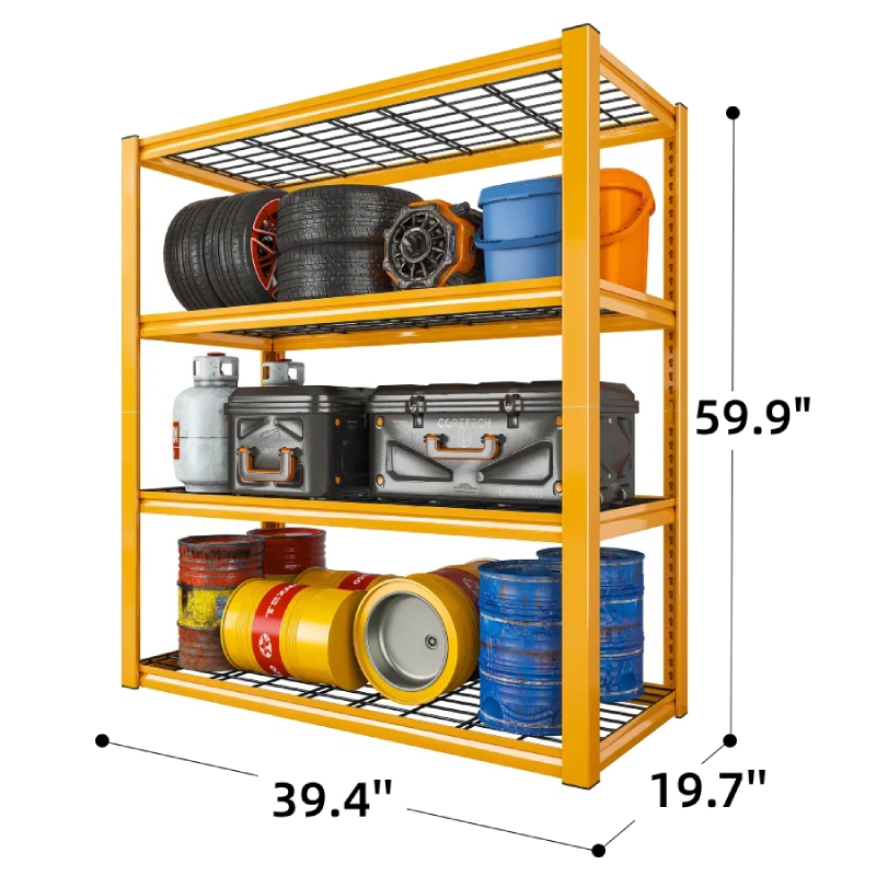 REIBII 2200 LBS Heavy Duty Metal Storage Shelves,Storage Shelves for G ...